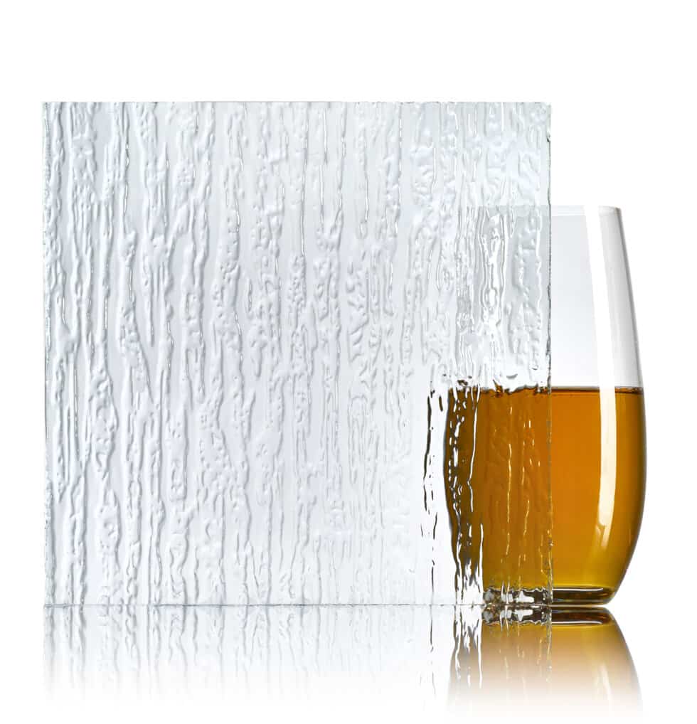 Pinhead roll pattern glass | Walker Glass