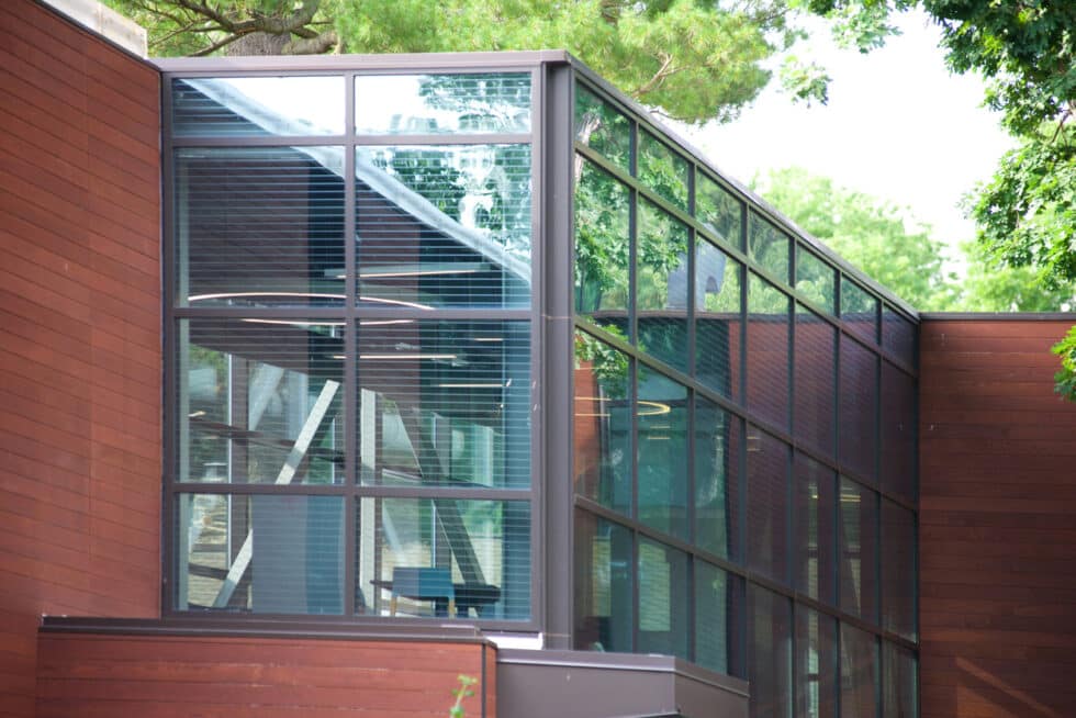 Bird Friendly Glass at Swarthmore College, PA | Walker Glass