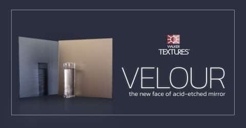 New! Velour Acid-Etched Mirror | Walker Glass